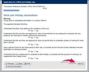 Guía para completar el formulario de la Work and Holiday Australia [2020]