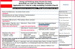 Cómo completar el formulario para la Working Holiday Austria